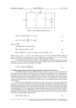 Input-output linearization of DC-DC converter with discrete sliding mode fuzzy control strategy ...