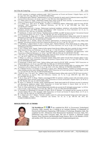 Input-output linearization of DC-DC converter with discrete sliding mode fuzzy control strategy ...