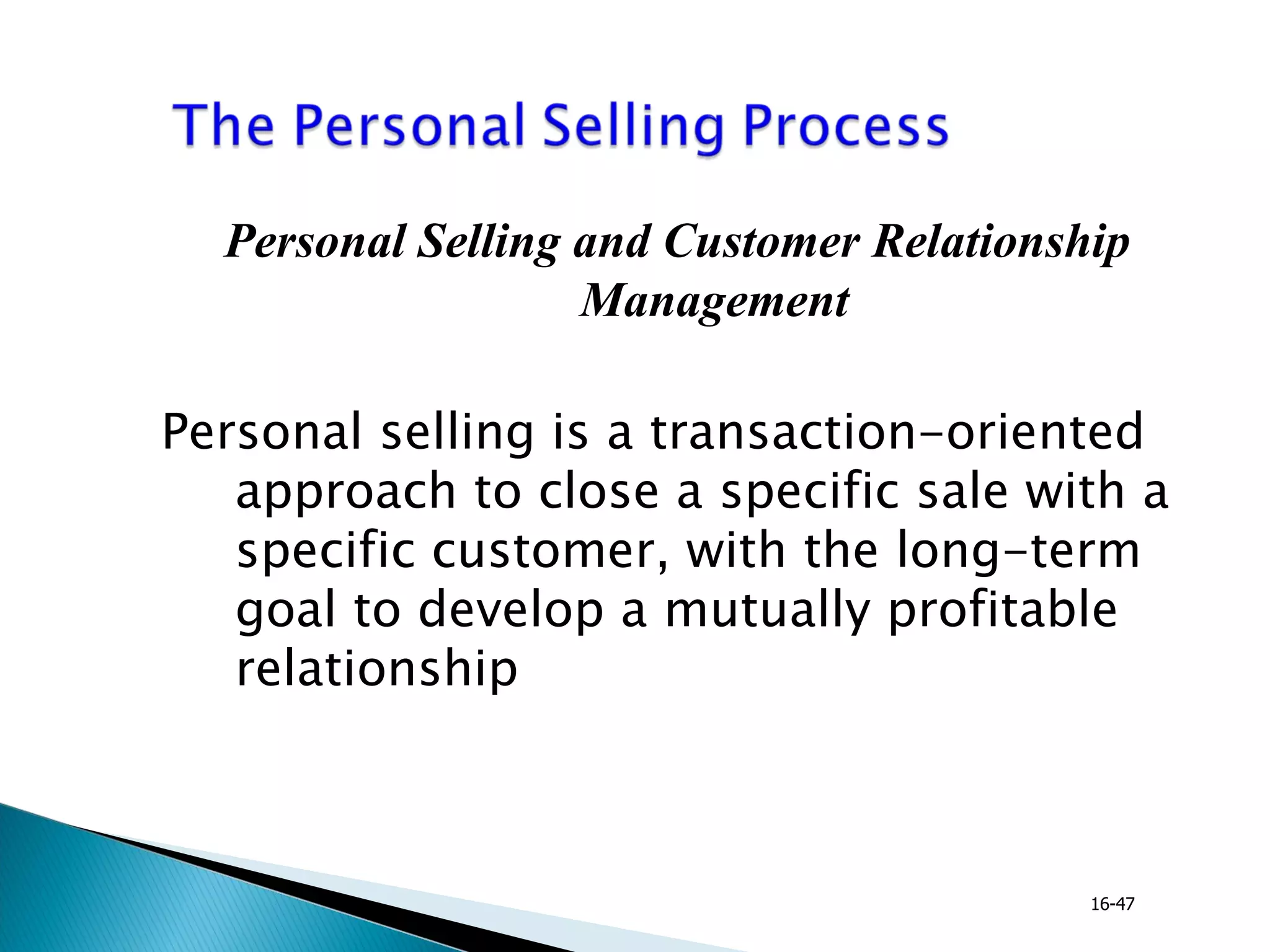 personal selling and direct marketing | PPT