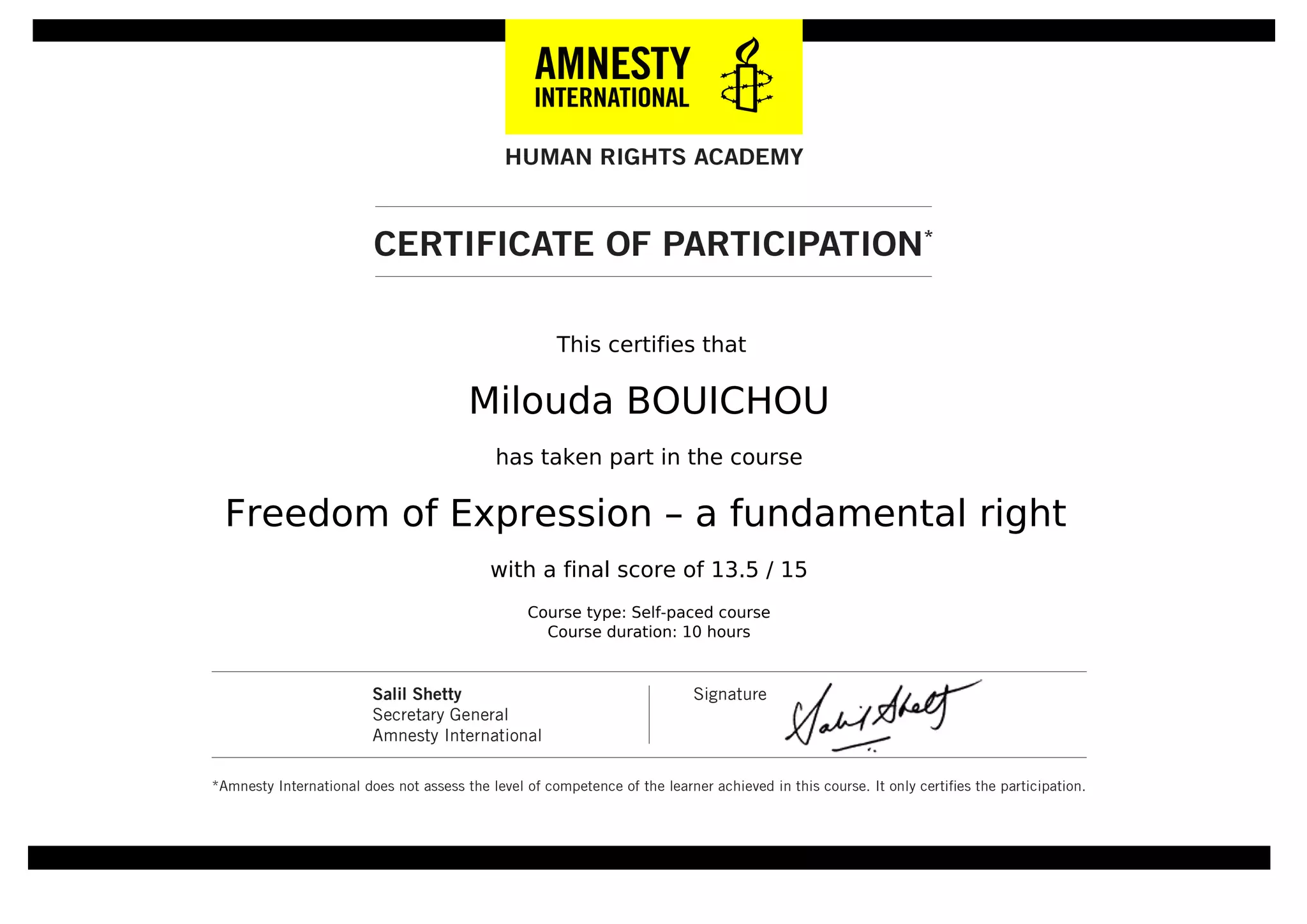Certificate of Participation | PDF