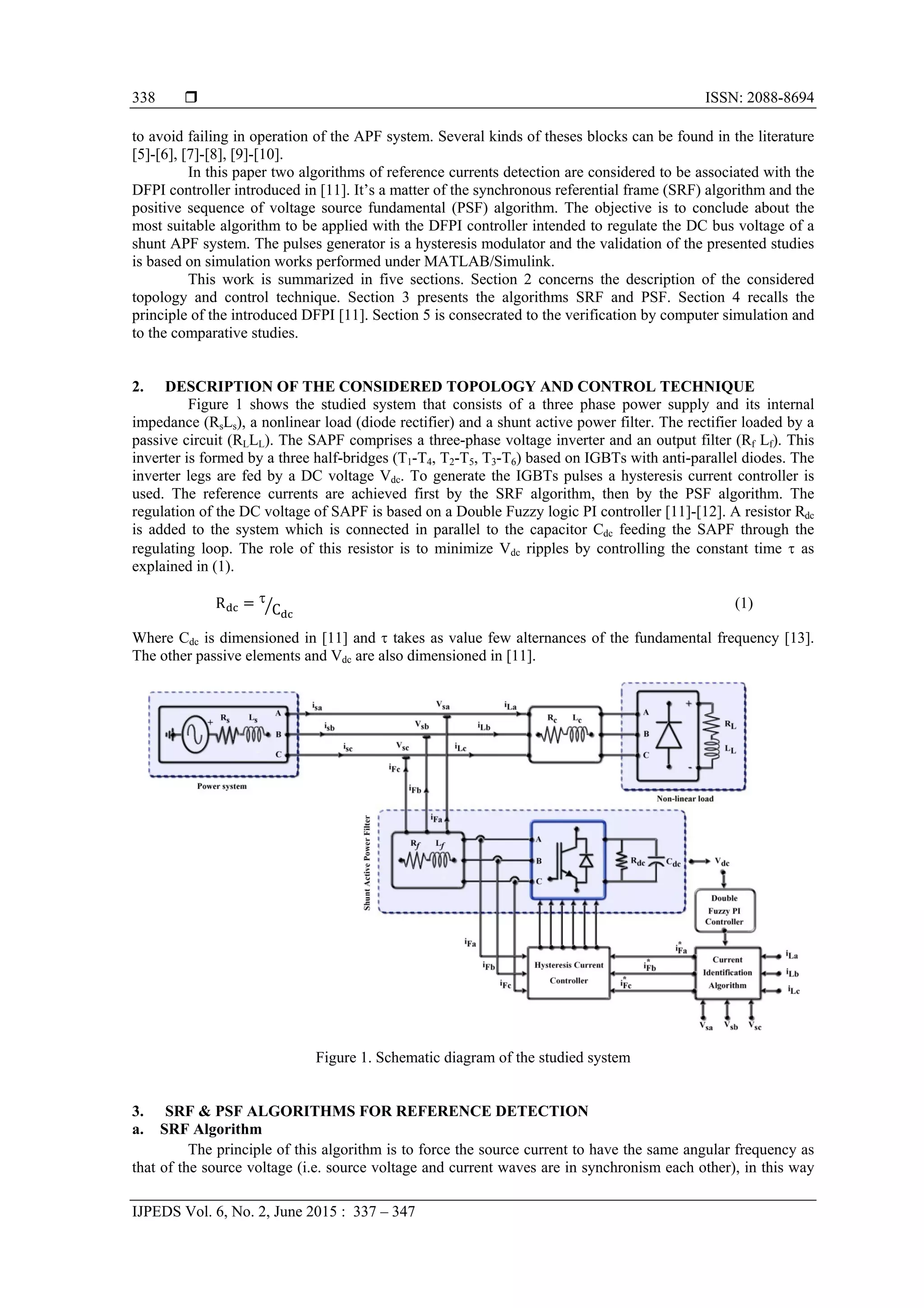 An Improved Double Fuzzy PI Controller For Shunt Active Power Filter DC ...