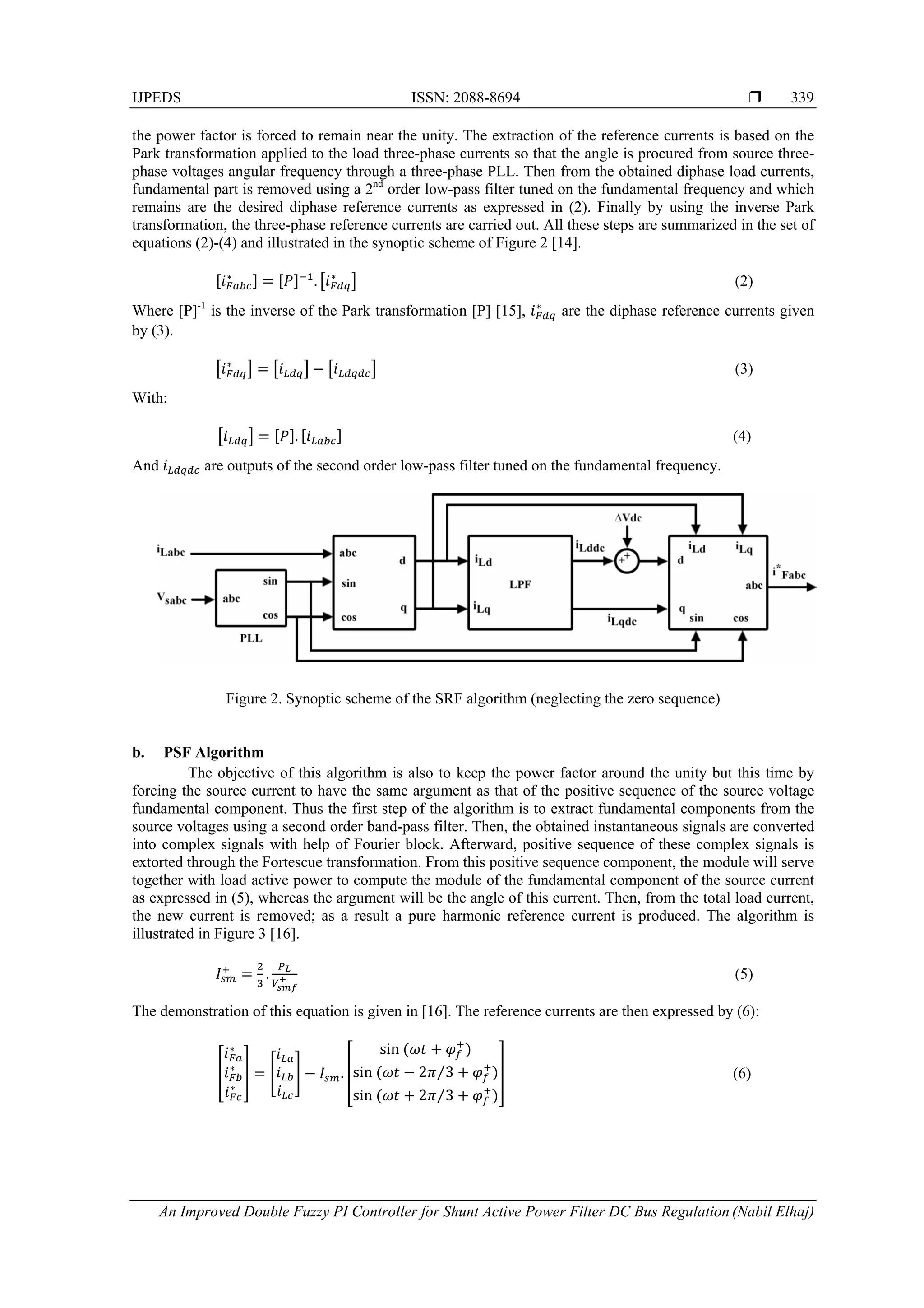 An Improved Double Fuzzy PI Controller For Shunt Active Power Filter DC ...