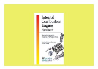 Internal Combustion Engine Handbook Basics Components Systems and Perspectives Perfect