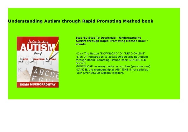 Understanding Autism through Rapid Prompting Method book 921