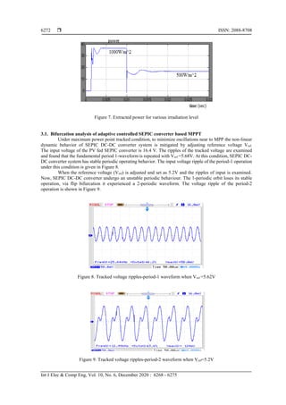 MPPT oscillations minimization in PV system by controlling non-linear dynamics in SEPIC DC-DC ...