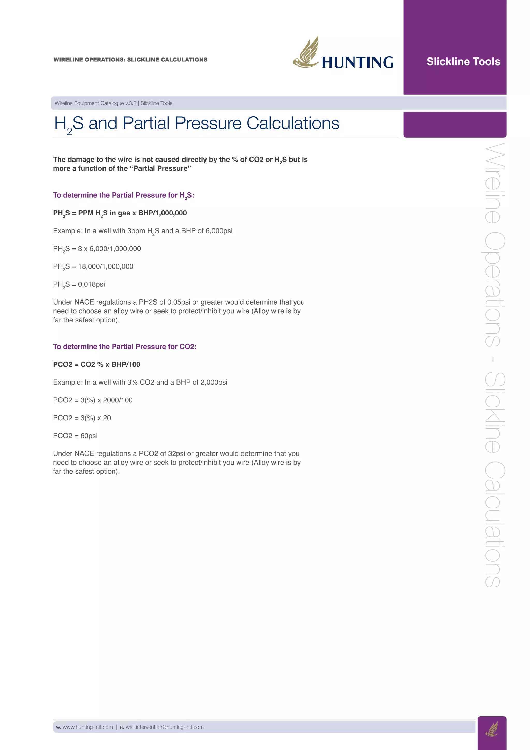 171894616 slickline-calculations | PDF