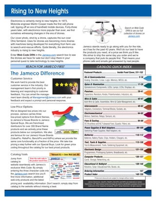 Jameco Electronics 2017 Digital Catalog | PDF