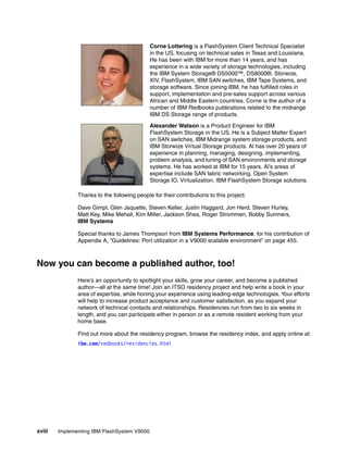 Introducing and Implementing IBM FlashSystem V9000 | PDF