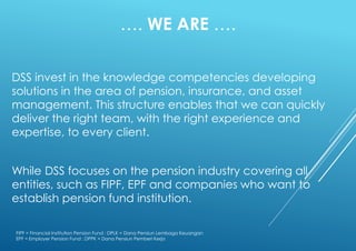 DSS Company Profile | PPT