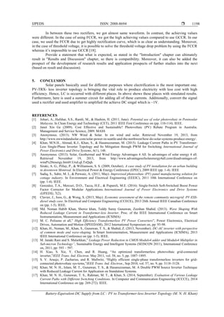 Battery-Equivalent DC Supply from Leakage Current: PV to Transformer ...