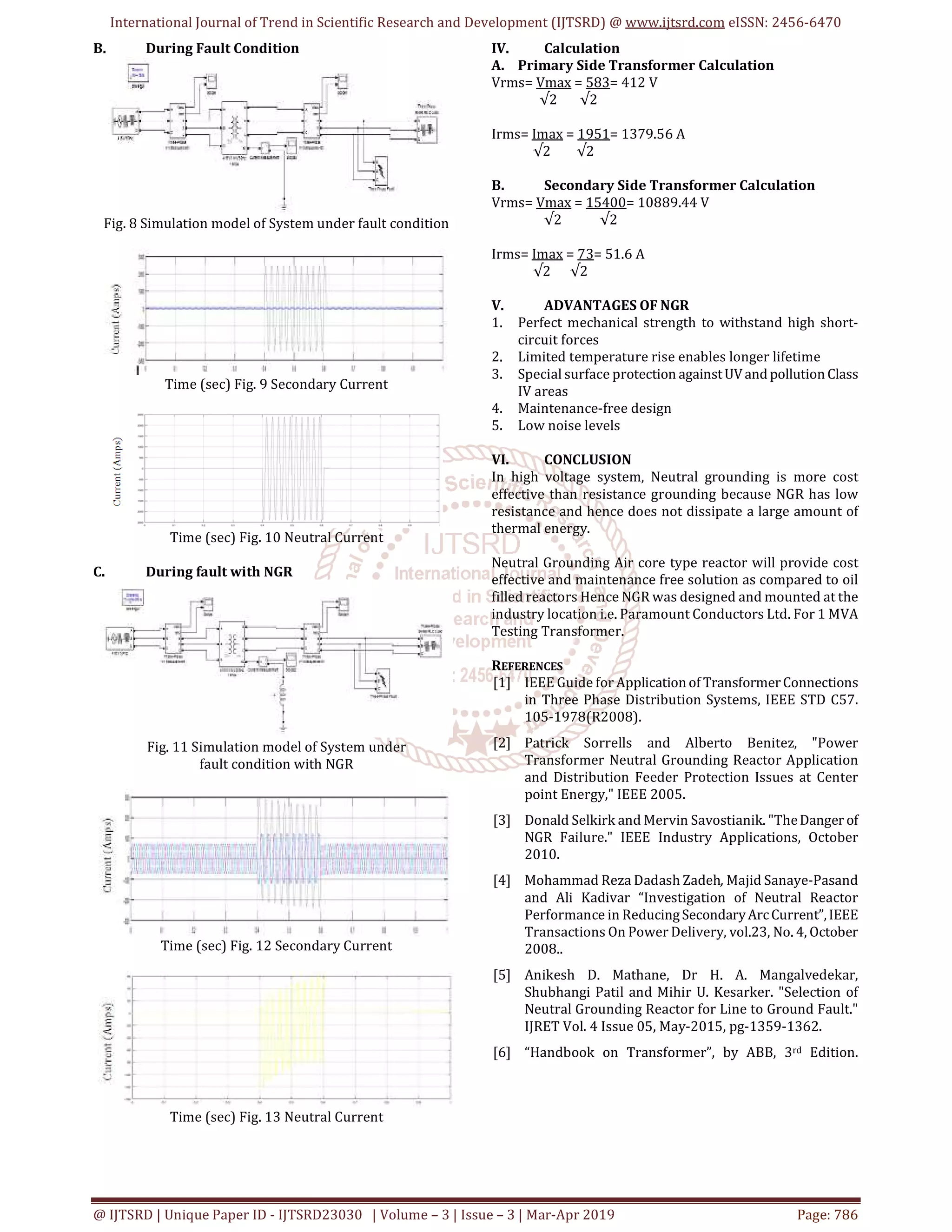 Parameter Estimation of Neutral Grounding Reactor for a Single Line to ...