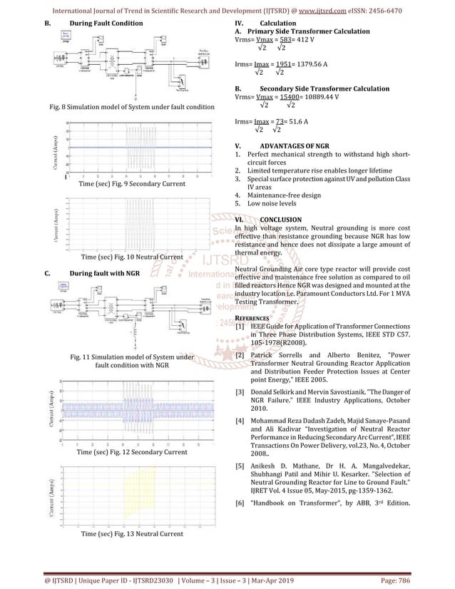 Parameter Estimation of Neutral Grounding Reactor for a Single Line to Ground Fault for ...