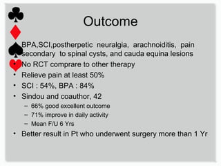 171&Sch ch130 Dorsal root entry zone lesion (DREZ) | PPT