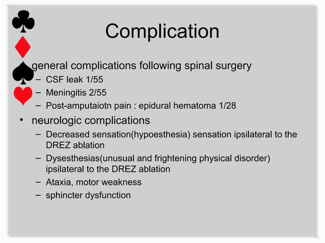 171&Sch ch130 Dorsal root entry zone lesion (DREZ) | PPT