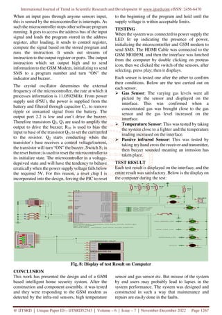 Smart Home Security and Intrusion Detection System | PDF
