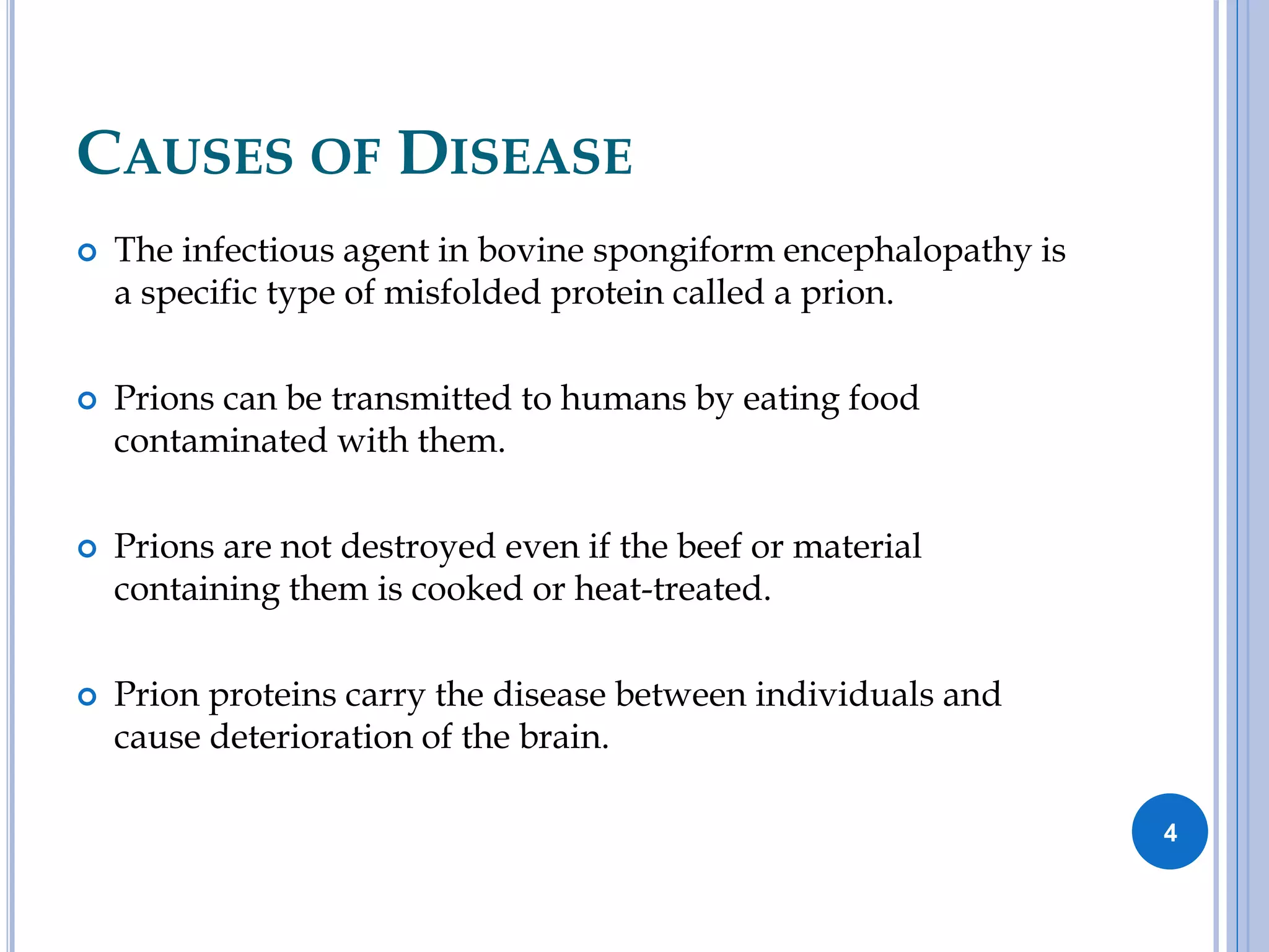 Bovine spongiform encephalopathy | PPTX
