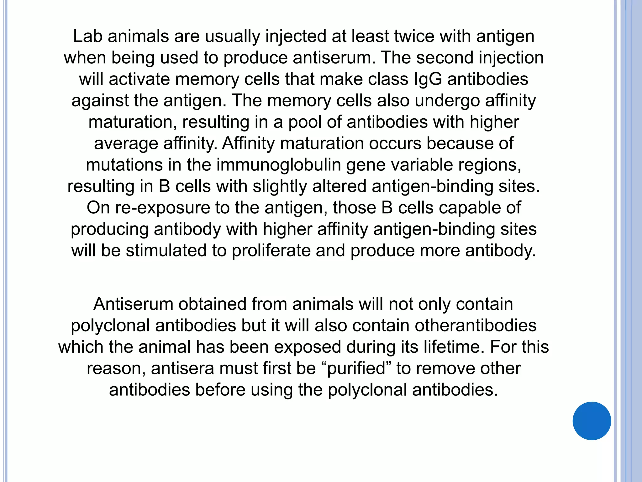 Monoclonal and Polyclonal Antibodies | PPTX