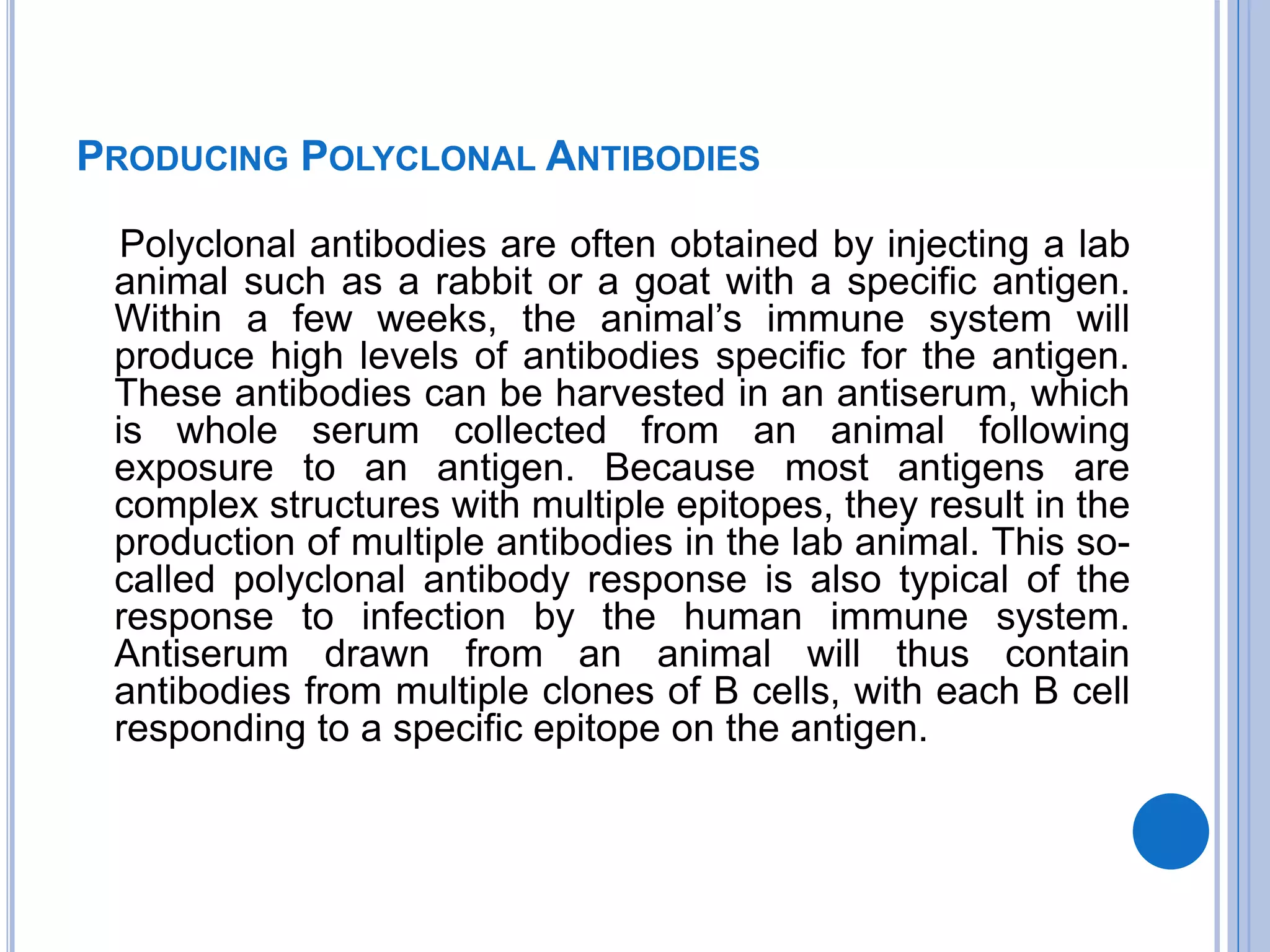 Monoclonal and Polyclonal Antibodies | PPTX