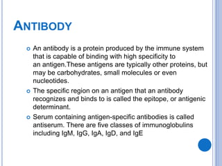 Monoclonal and Polyclonal Antibodies | PPTX