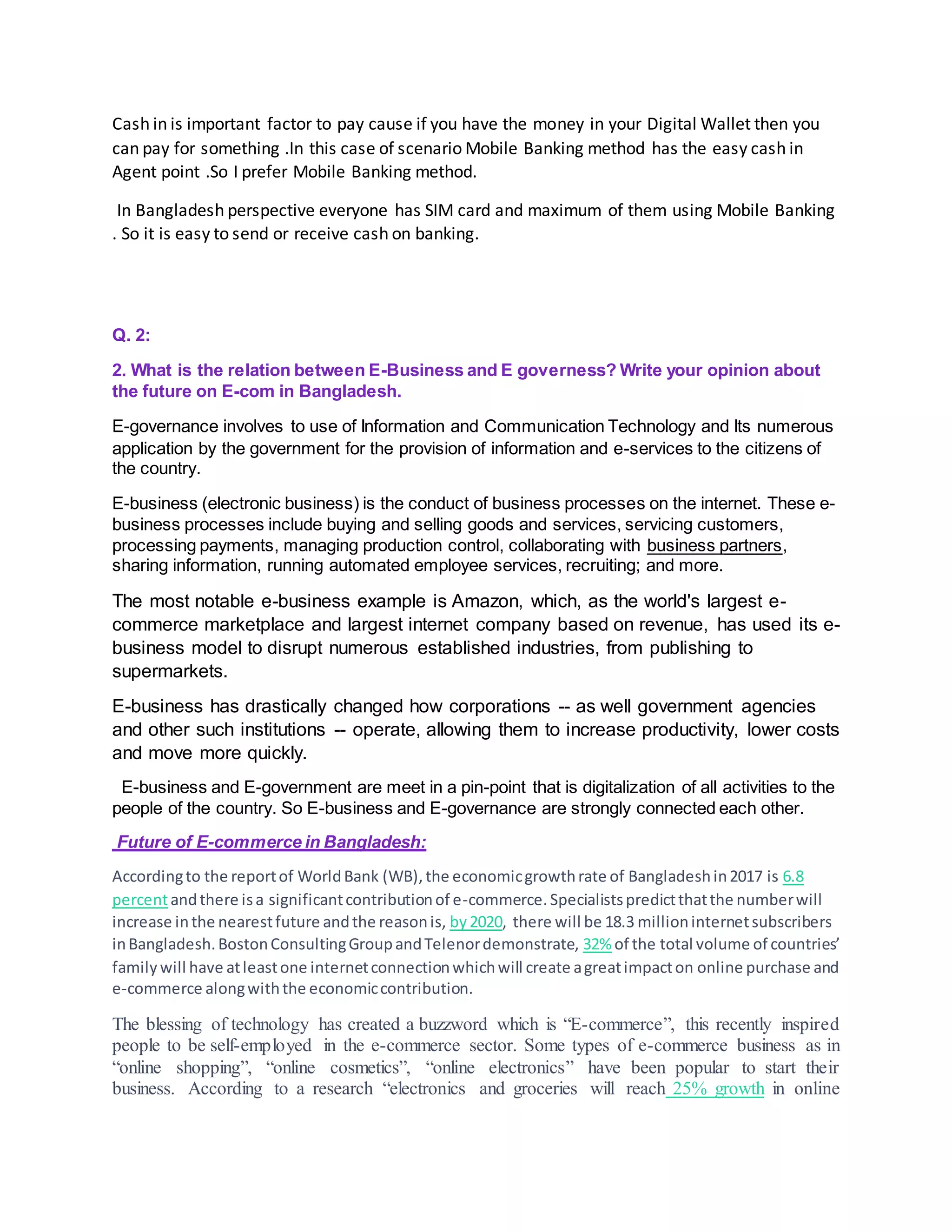 Assignment on E Commerce , Security & Cybercrime | PDF