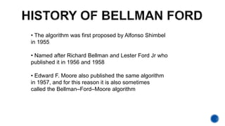 Bellman ford algorithm | PPTX