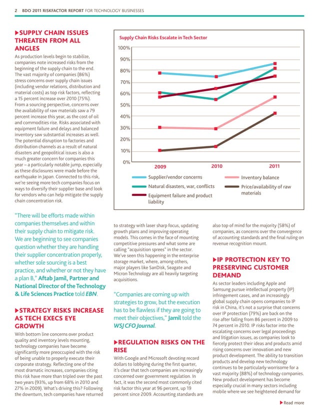 BDO Risk Factor Report | PDF
