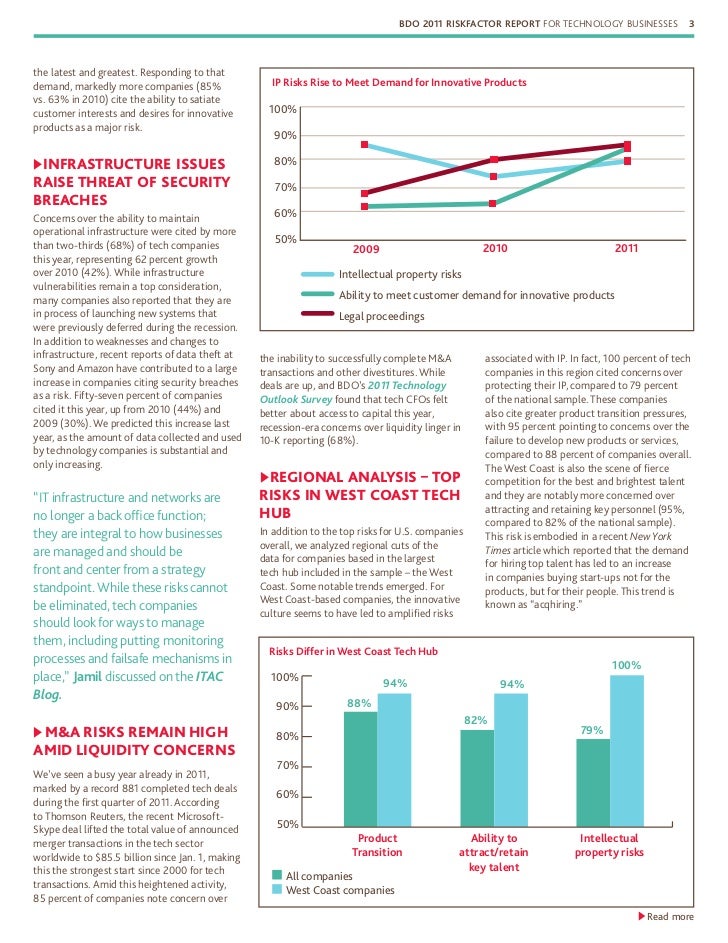 BDO Risk Factor Report
