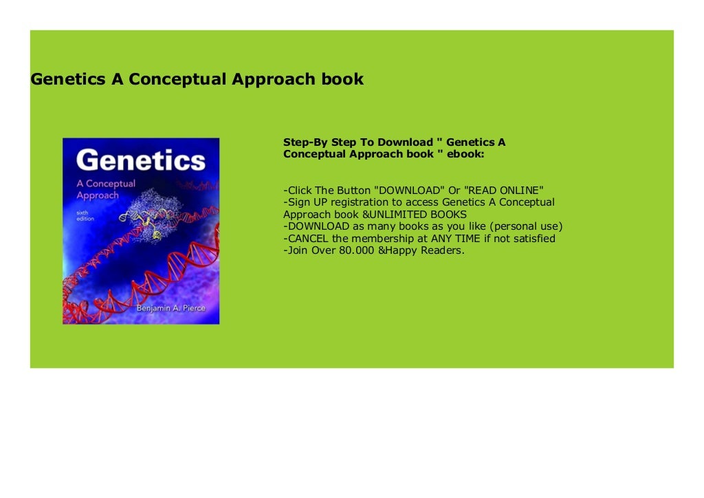 Genetics A Conceptual Approach Book 9641
