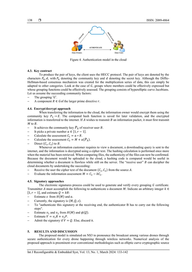 Hyperelliptic curve based authentication for the internet of drones | PDF