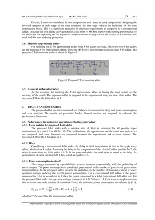 Approximate single precision floating point adder for low power applications | PDF