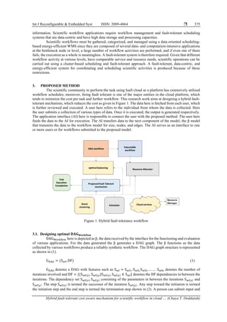 Hybrid fault tolerant cost aware mechanism for scientific workflow in cloud computing | PDF