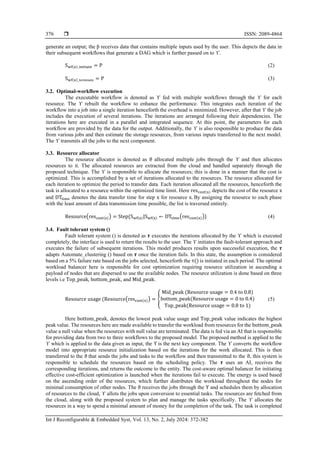 Hybrid fault tolerant cost aware mechanism for scientific workflow in cloud computing | PDF
