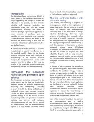 IBISBA_an infrastructrue for IB | PDF | Biotech and Biomedical Industry | Industries