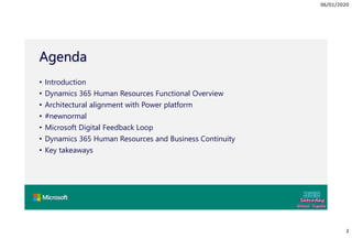 Dynamics 365 human resources and business continuity pdf | PDF