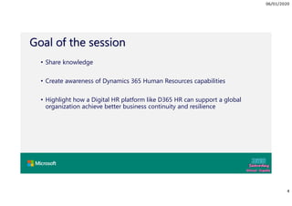 Dynamics 365 human resources and business continuity pdf | PDF