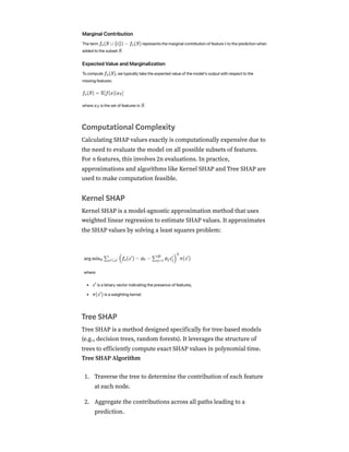 SHAP (SHapley Additive exPlanations)-A Complete guide to SHAP Values | PDF