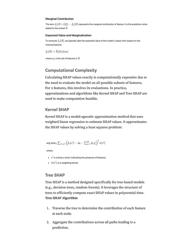 SHAP (SHapley Additive exPlanations)-A Complete guide to SHAP Values | PDF | Computing ...