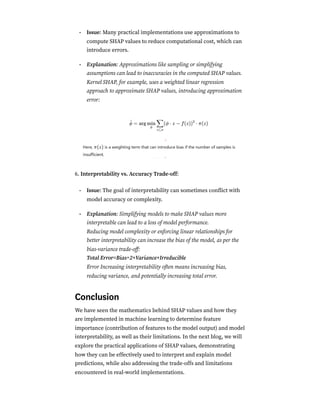 SHAP (SHapley Additive exPlanations)-A Complete guide to SHAP Values | PDF