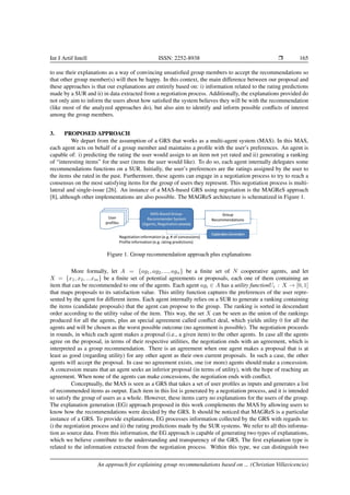 An approach for explaining group recommendations based on negotiation information | PDF
