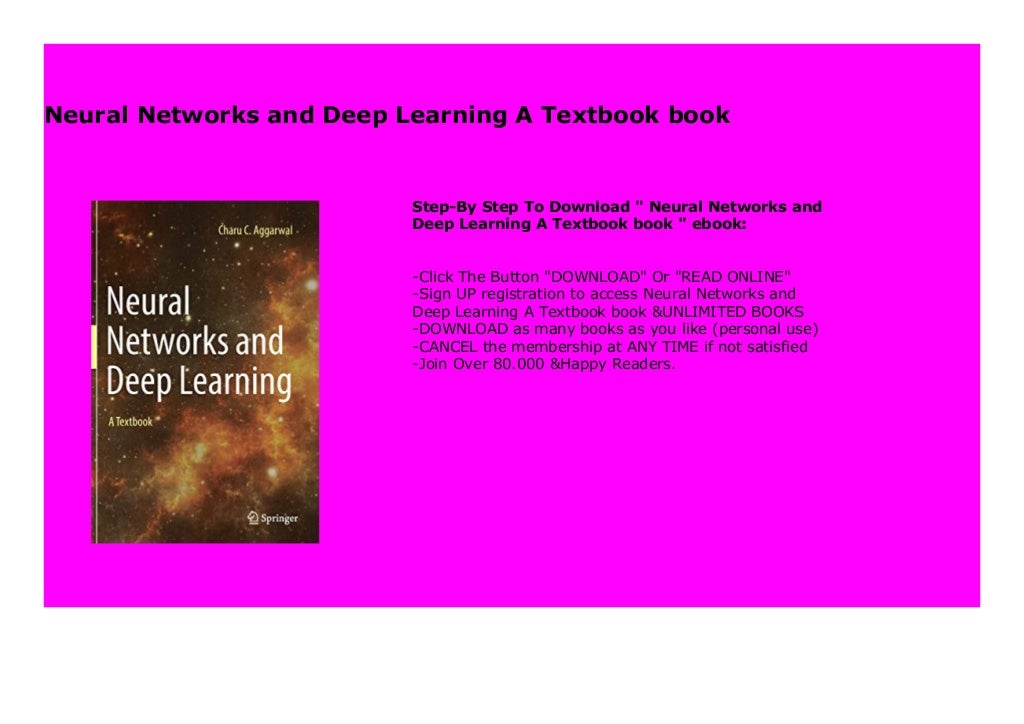 Neural Networks and Deep Learning A Textbook book 3322