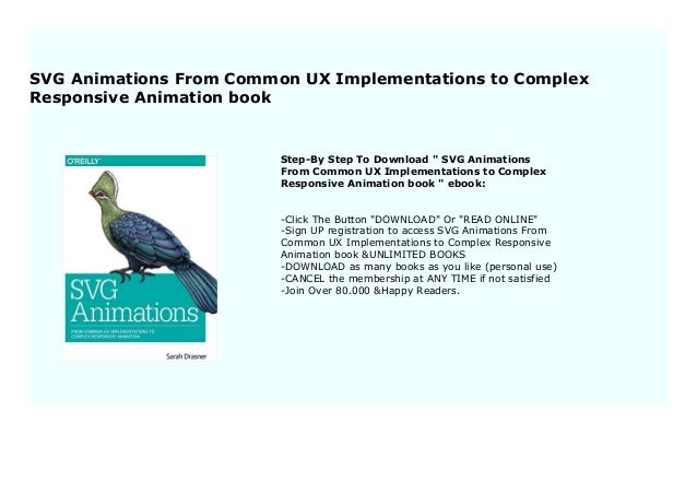 SVG Animations From Common UX Implementations to Complex Responsive Animation book 9558