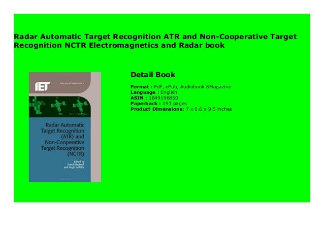 Radar Automatic Target Recognition Atr And Non Cooperative Target