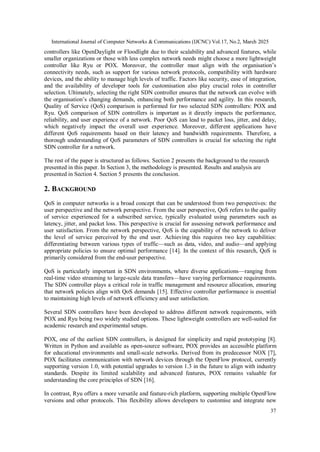 Comparative Analysis of POX and RYU SDN Controllers in Scalable ...