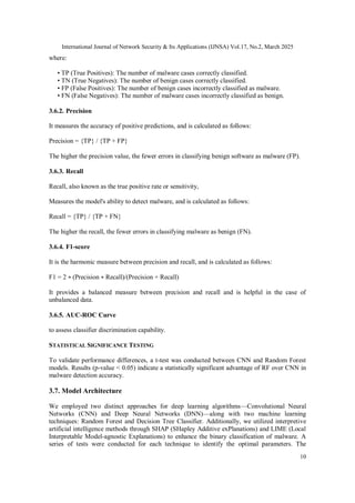 ENHANCING MALWARE DETECTION AND ANALYSIS USING DEEP LEARNING AND ...