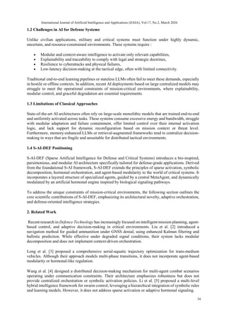 S-AI-DEF : A BIO-INSPIRED AND PARSIMONIOUS COGNITIVE ARCHITECTURE FOR ...