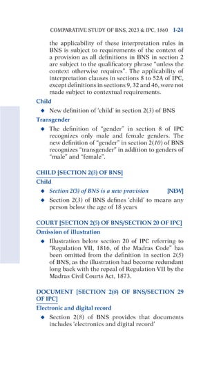Bharatiya Nyay Sanhita 2023 power point presentations | PDF