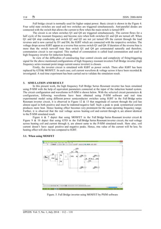 Selection of Appropriate Semiconductor Switches for Induction Heated Pipe-Line using High ...
