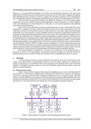 A novel Ethernet based processing system for remote source harmonic detection | PDF