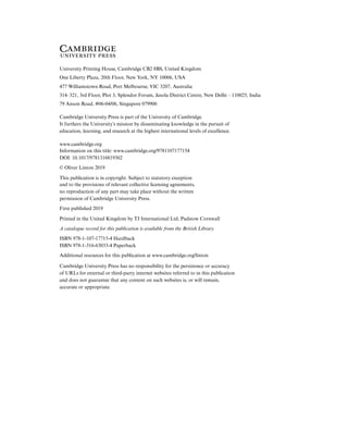 Financial Econometrics Models And Methods Oliver Linton | PDF