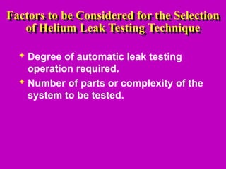 level 2 course training -Helium-Leak-Testing ppt | PPT